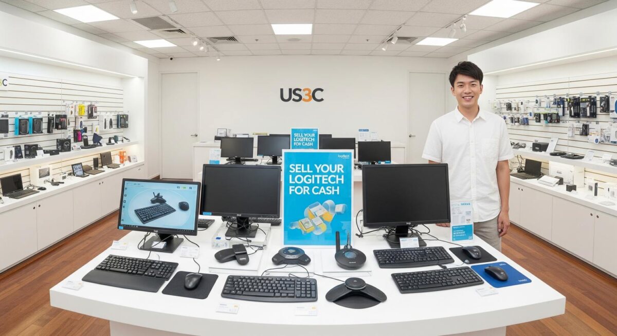 【US3C】 Logitech 鍵盤滑鼠高價收購｜羅技攝像頭、電競耳高回收